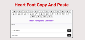 Heart Font [˚•.¸♡ 𝒴𝑜𝓊𝓇 𝒩𝒶𝓂𝑒 ♡¸.•♡] Copy and Paste
