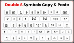 Double S Symbol Copy Paste [§【§】ʂ° § °≋§≋]