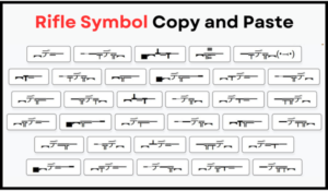 Rifle Symbol Copy and Paste [ ︻デ╦═一━ ]