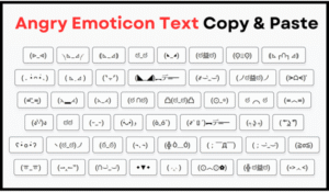 Angry Emoticon Text ( _ ) (⩺_⩹) Copy and Paste