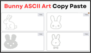 Bunny ASCII Art Copy and Paste