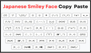 Japanese Smiley Face Copy and Paste