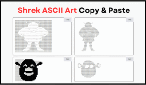 Shrek ASCII Art Copy and Paste