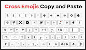 Cross Emojis Copy and Paste [ ﾒ ☬ ☬ 🎗️ ♱⃓ ࣪ ִֶָ†.]